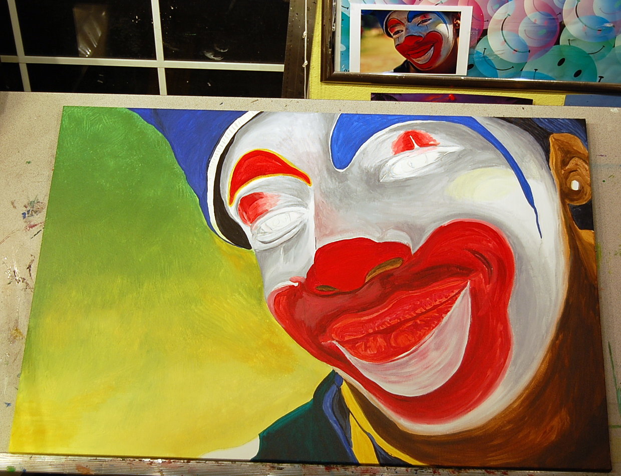 Jason the Clown | The Art of Patty Sue O'Hair - Vicknair